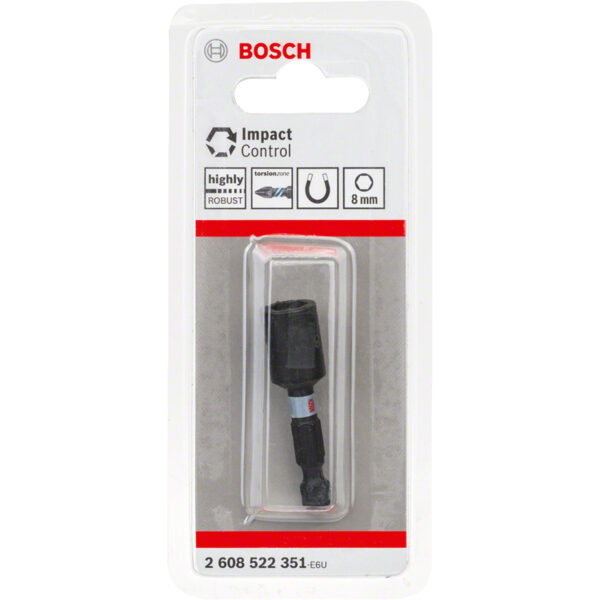 Dado Impacto Hexagonal 8mm Punta Impact control BOSCH 2608.522.351-000 ...