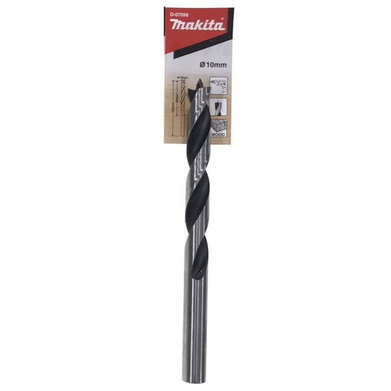 Broca para madera 10 x 135 mm Makita D-07098 – Mundo Constructor