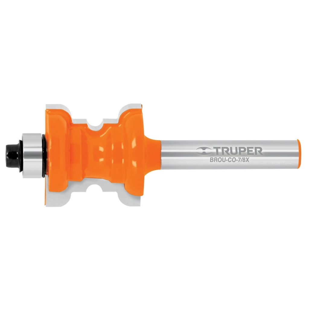 Broca para router, collarin, 7/8″ con balero, Truper BROU-CO-7/8X 10677 ...