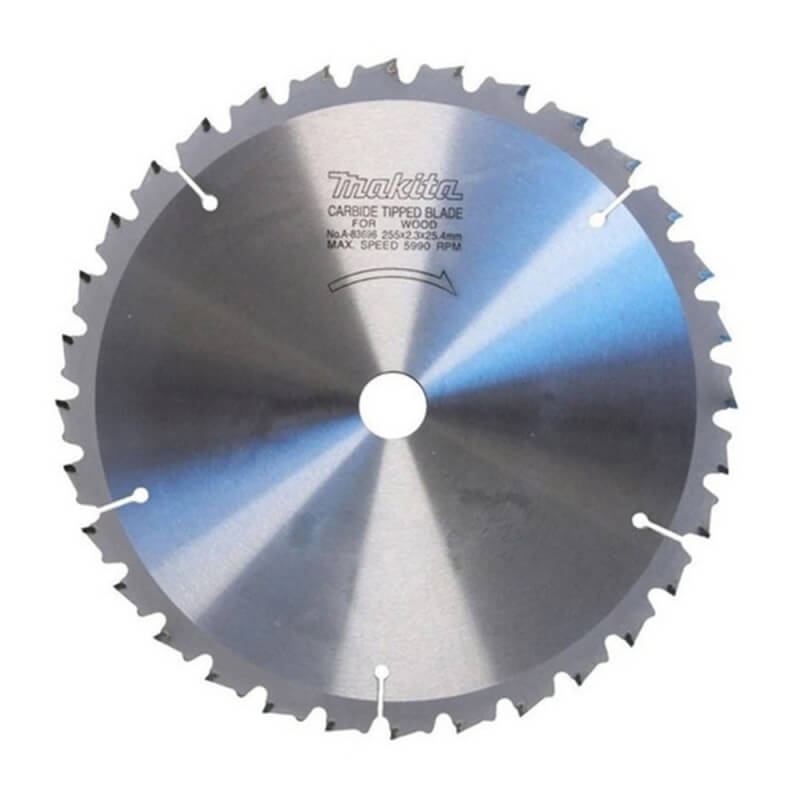 Disco de Sierra para Madera 255 x 25.4 mm 80 Dientes Makita B-03648 ...