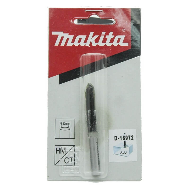Fresa vastago 1/4″ para Aluminio Makita D-16972 – Mundo Constructor