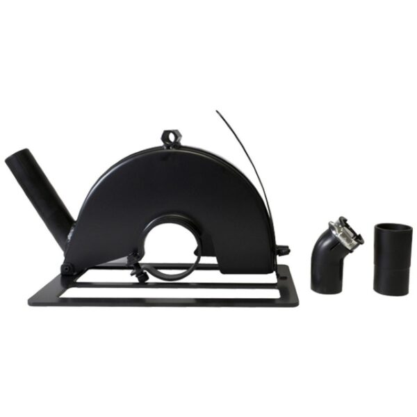 Guarda De Corte 9″ Regulable Con Base Y Toma De Polvo Metalico Negro ...
